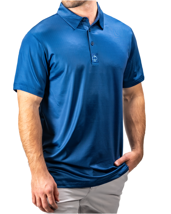 Pins and Aces Faded Rope Short Sleeve Polo – Golfopia